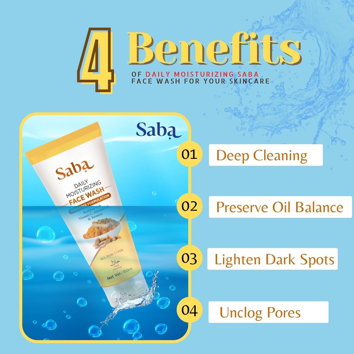 The Best Daily Moisturising Face Wash for Women in India – Saba ...