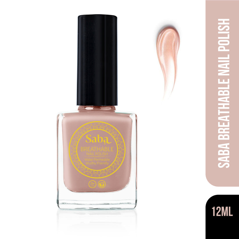 Saba’s breathable Rose Gold Nail Polish – Saba Personal Care SG